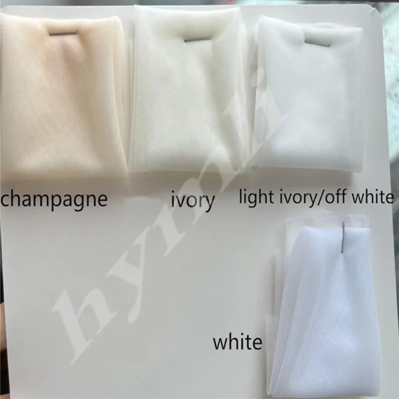 Single-Layer Cut Edge Bridal Veil Extra Wide Soft Tulle Top Gather Add